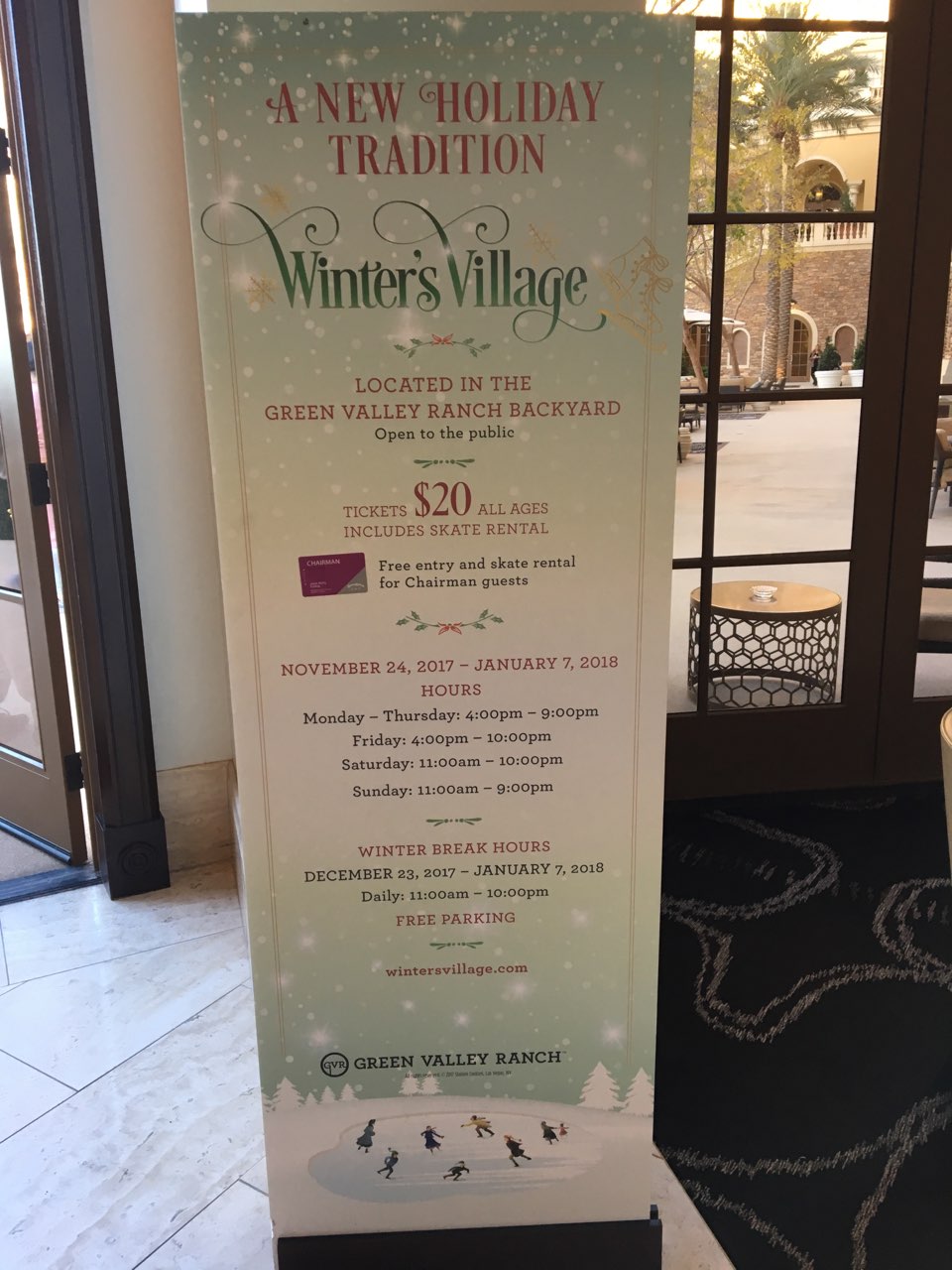 Green Valley Ranch Resort & Spa Hosts Ice Skating for Our Kids in their ...